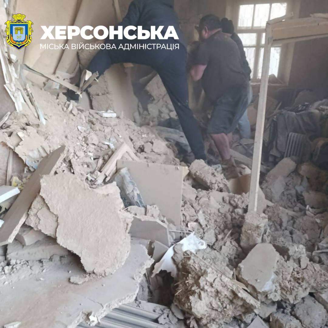 Обстріли Херсону та області 12 лютого Цензор НЕТ