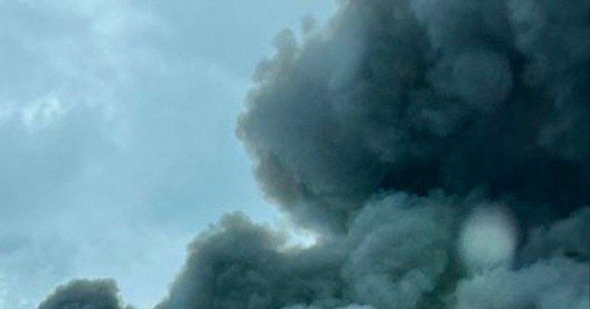 Strike on Dnipro A fire broke out following the Russian attack | Censor.NET