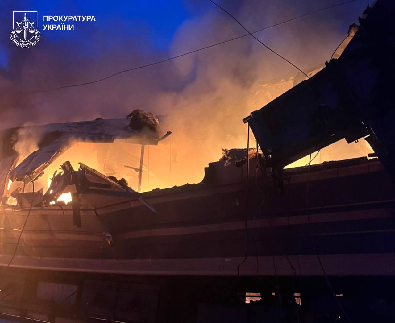 Russian drone strike hits passenger train in Kharkiv region, two ...