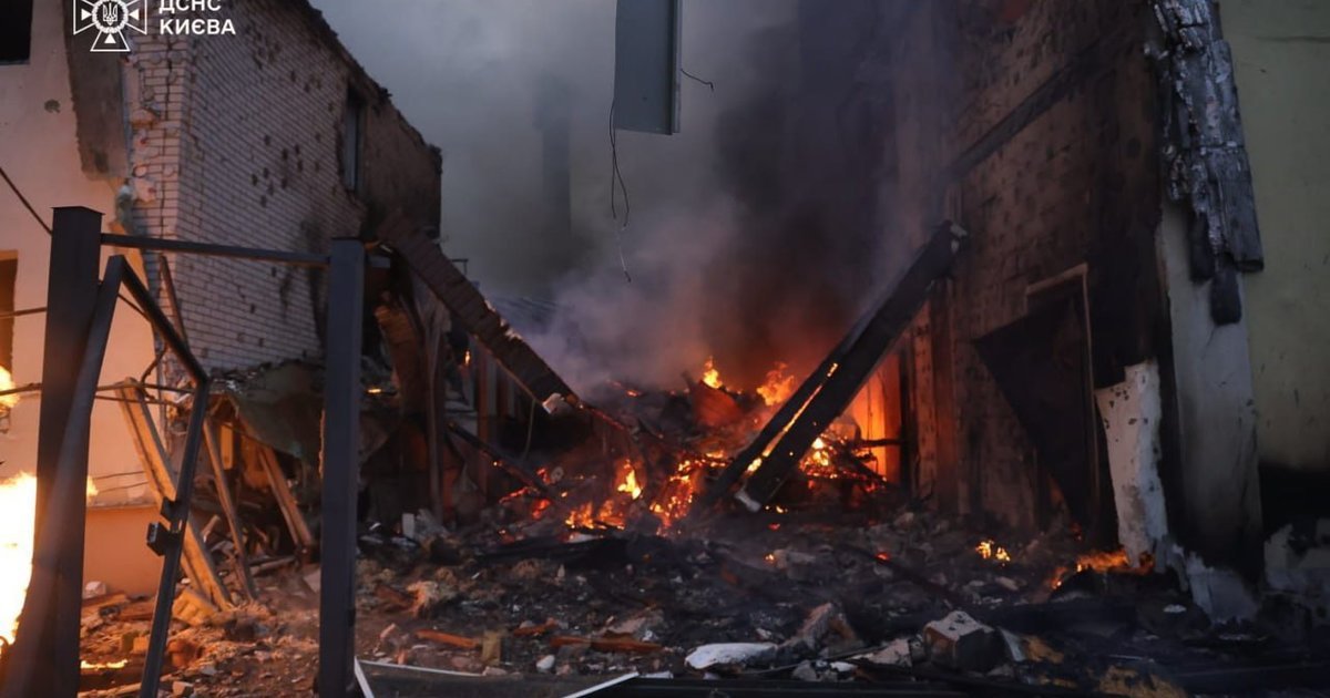 Russia attacked Ukraine with nearly 500 drones and 40 missiles ...