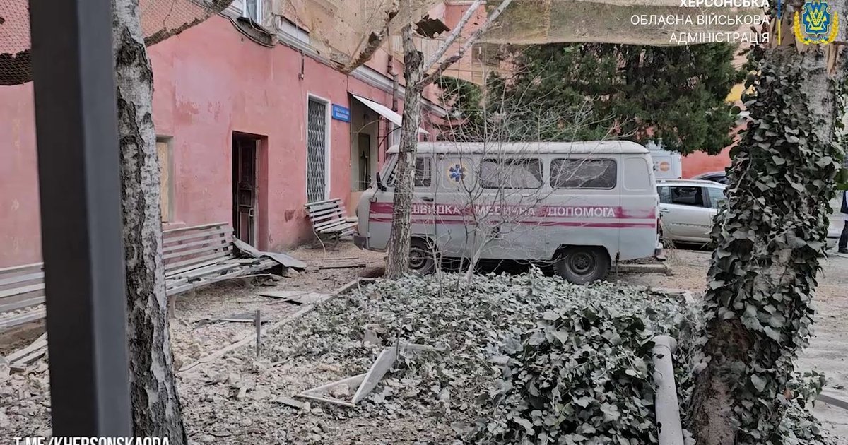 Russians shelled a hospital, windows were broken, no one was injured ...