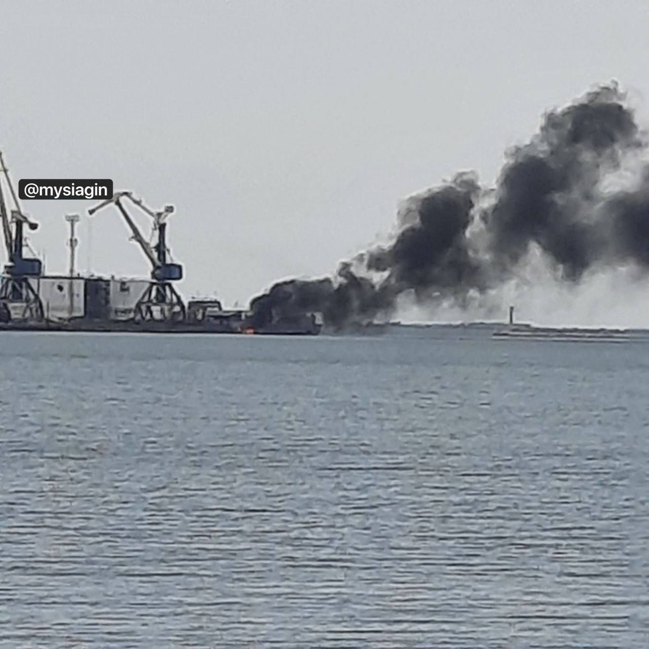 The explosion in Berdiansk: in occupied Berdiansk there was an ...