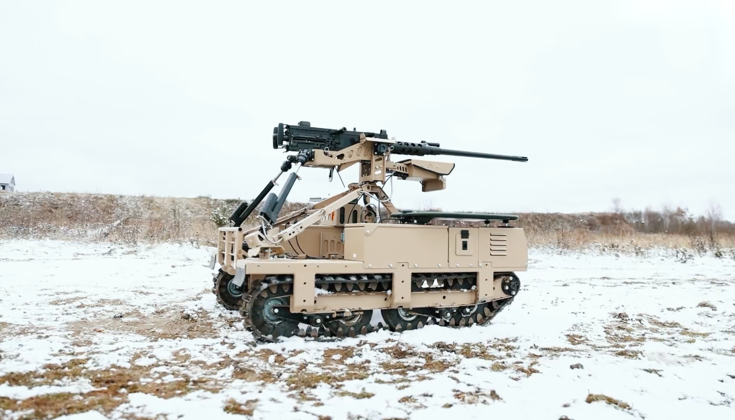 The Ministry of Defense codified the robotic complex Droid TW 12.7 ...