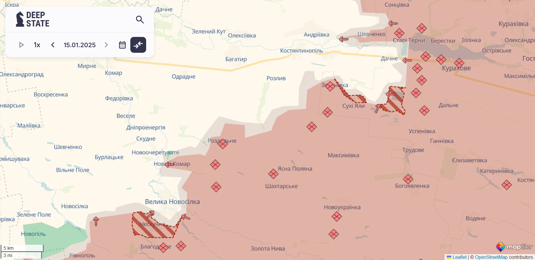 The Armed Forces of Ukraine restored positions near Uspenivka, the ...
