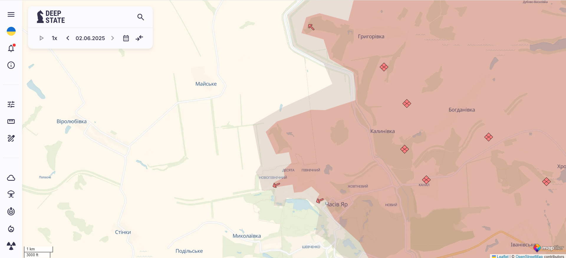 DeepState обновили карты боев в Донецкой области Где продвинулись оккупанты | Цензор.НЕТ