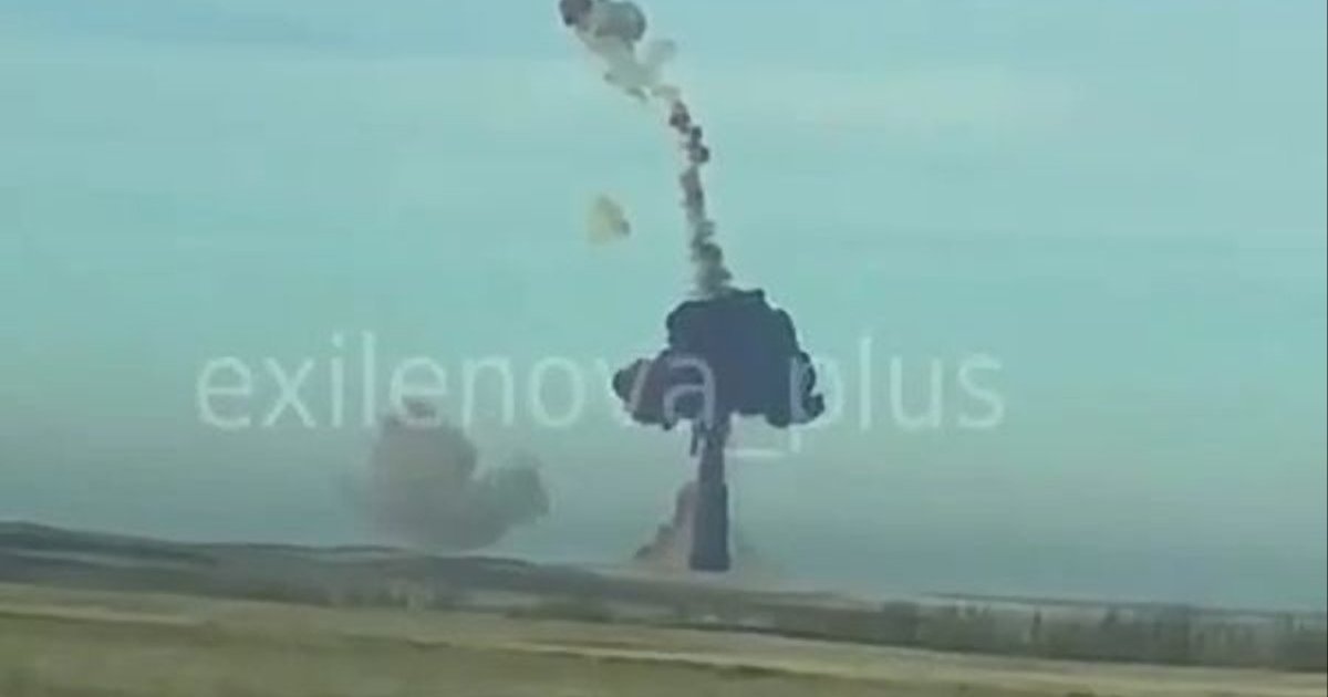 A rocket exploded during launch near Orenburg | Censor.NET