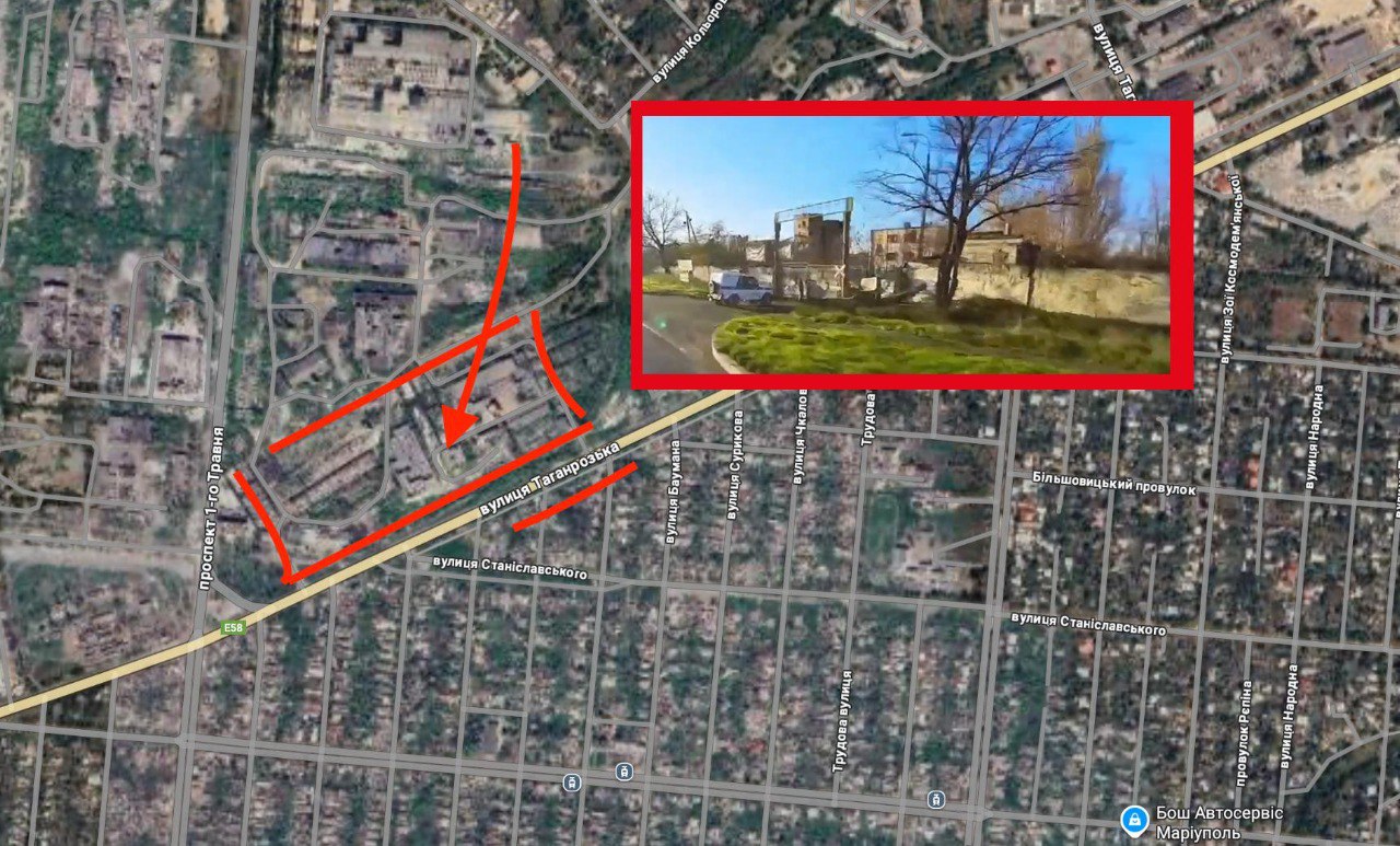 Russians set up a new military base in Mariupol | Censor.NET