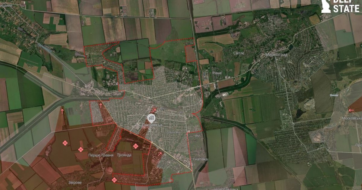 DeepState сообщил о критической ситуации в Покровске 4 ноября | Цензор.НЕТ