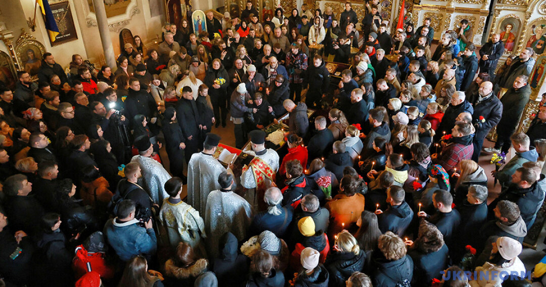 The funeral of Demian Hanul took place in Odesa | Censor.NET