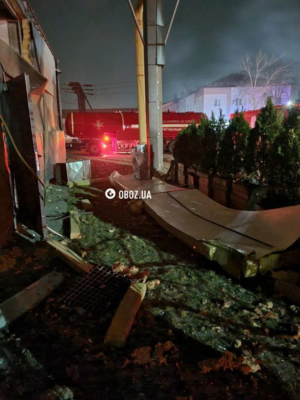 Через атаку шахедів постраждав офіс OBOZ.UA | Цензор.НЕТ