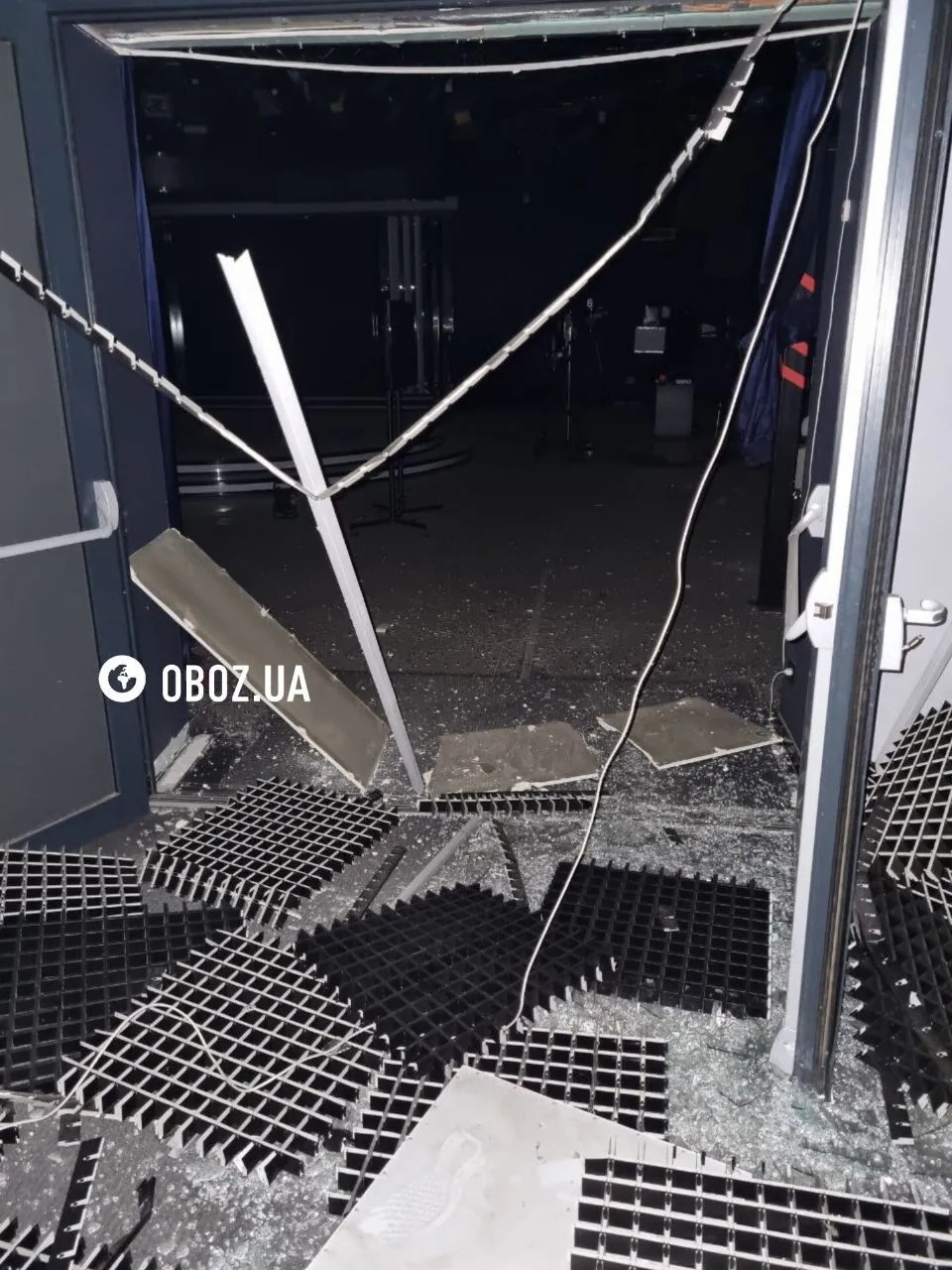 Через атаку шахедів постраждав офіс OBOZ.UA | Цензор.НЕТ