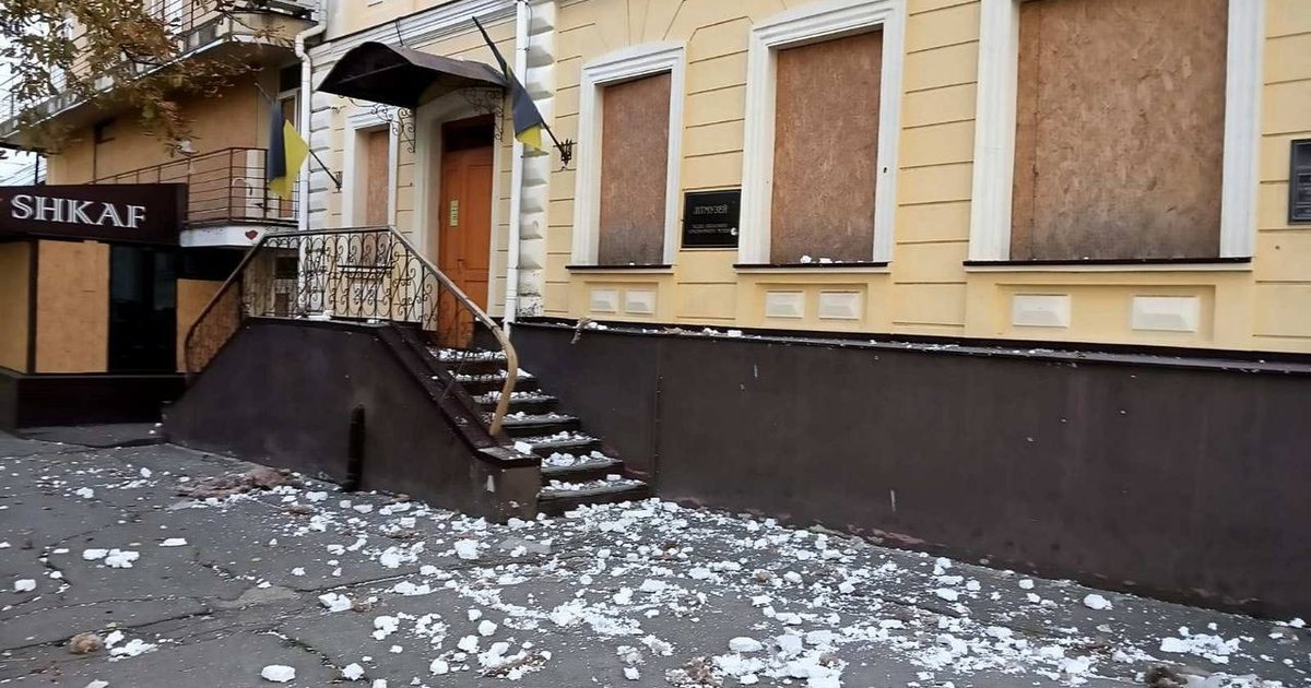 The occupiers shelled the second museum in Kherson in one day, damaging ...