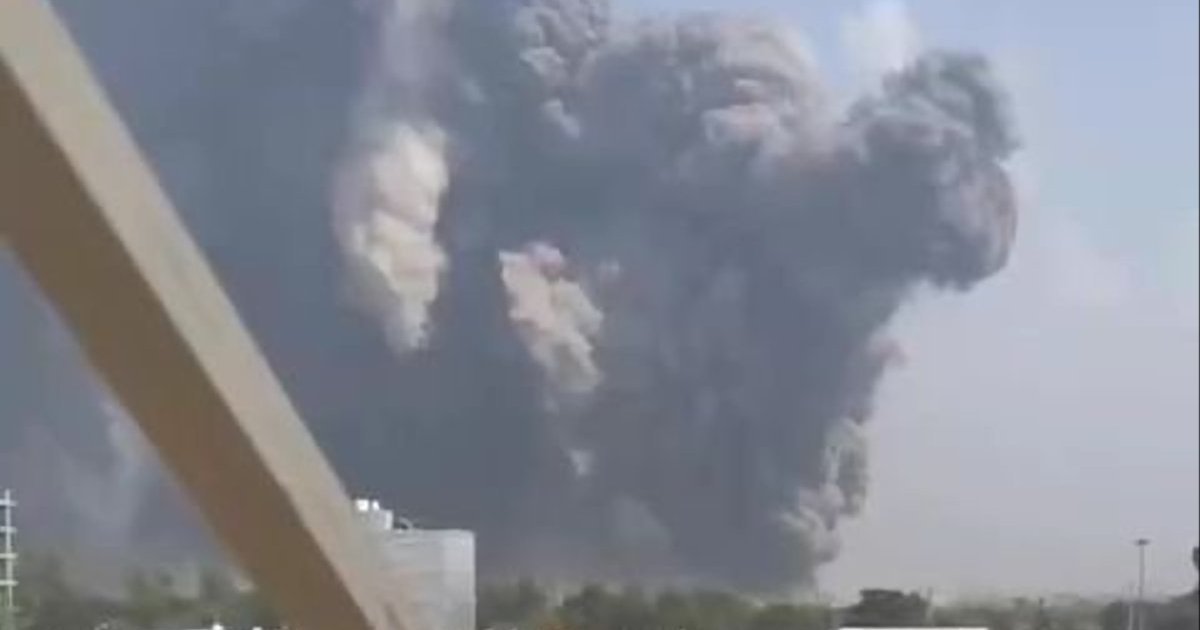 Explosion at an ammunition depot in Iran: a powerful detonation ...