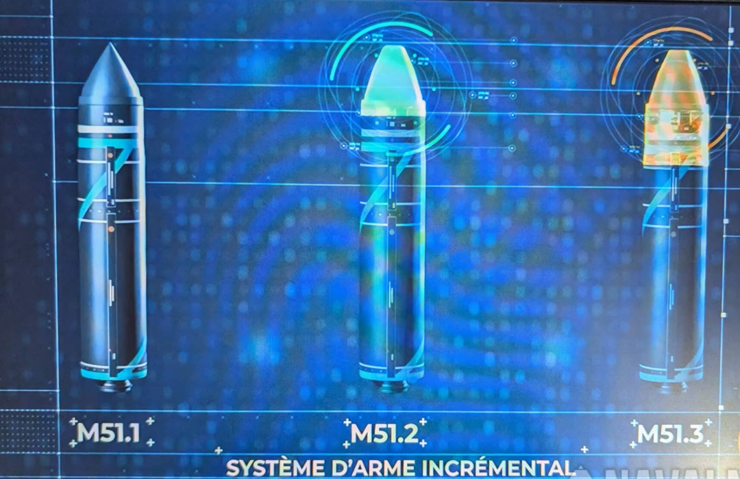 The French Ministry of Defense has put the M51.3 ballistic missile into ...