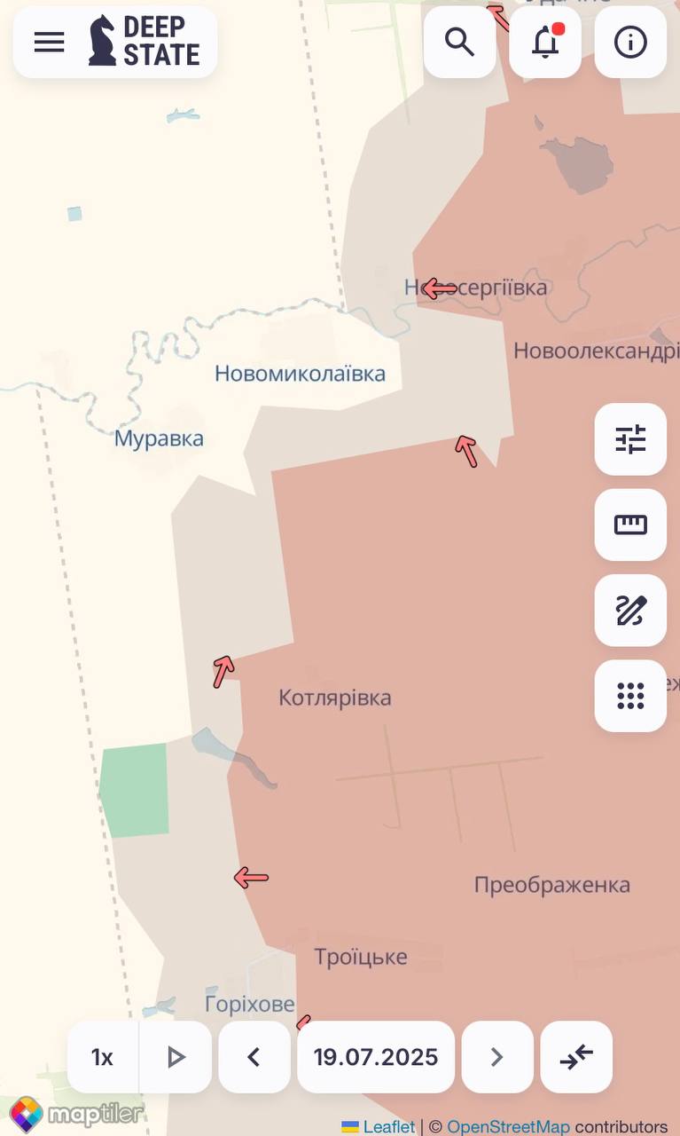 Ворог просунувся на Донеччині: DeepState оновили мапи | Цензор.НЕТ