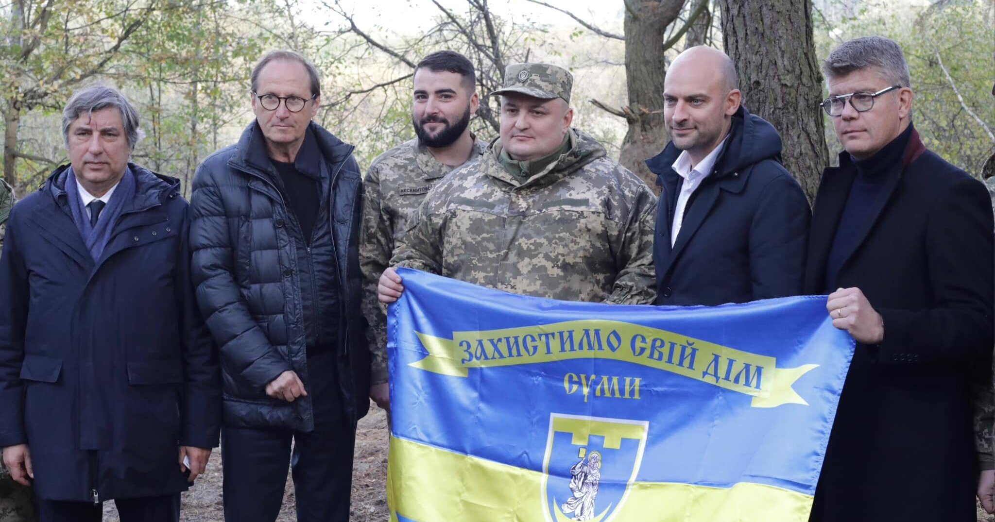 Barrot visits Sumy region and meets with Ukrainian Armed Forces ...