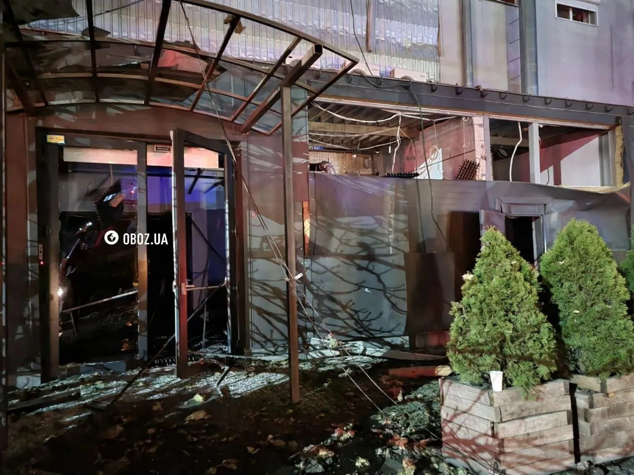 Через атаку шахедів постраждав офіс OBOZ.UA | Цензор.НЕТ