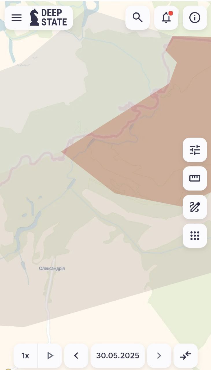 Оновлені карти від DeepState на 31 травня | Цензор.НЕТ