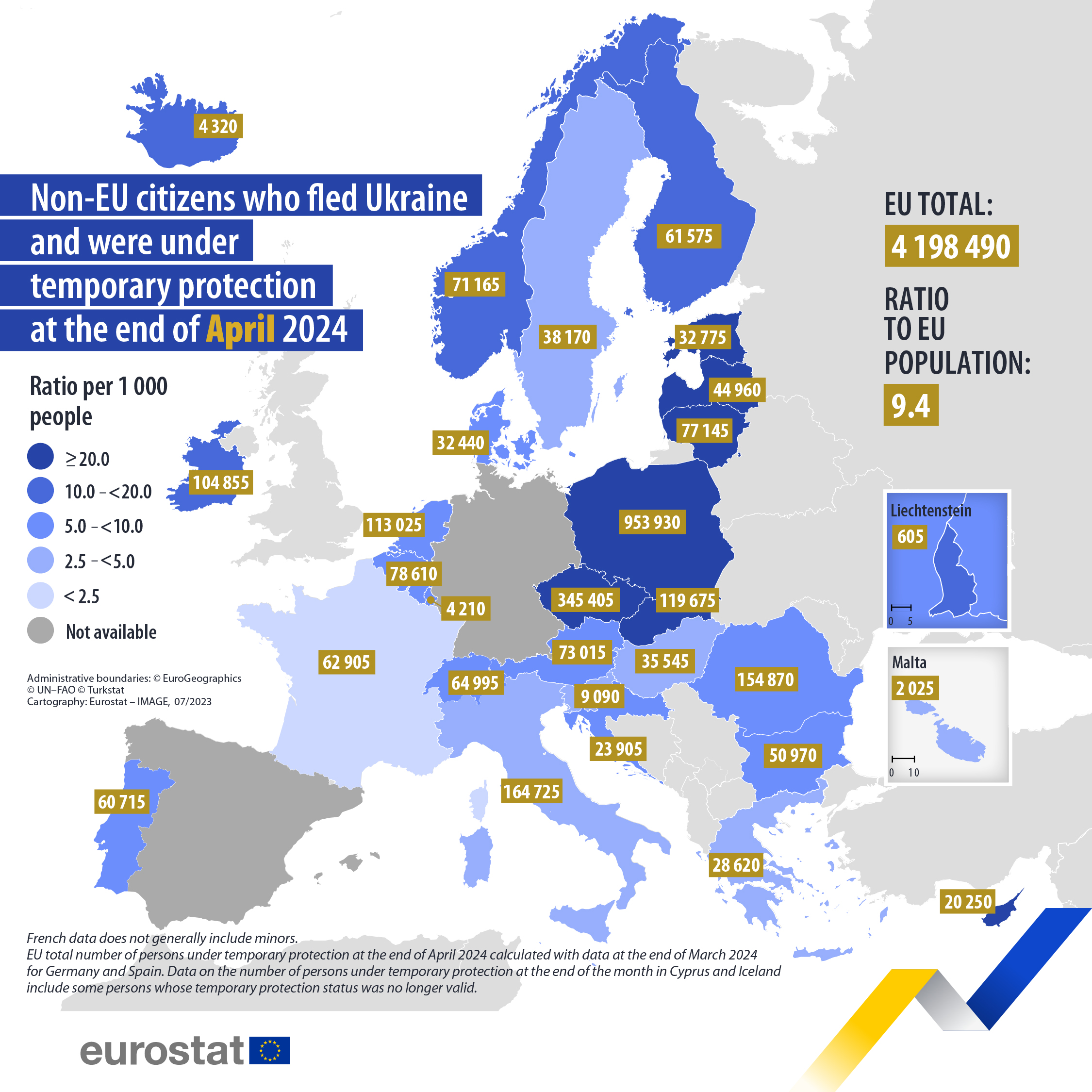 Кількість українських біженців зросла одразу у 19 країнах Євросоюзу
