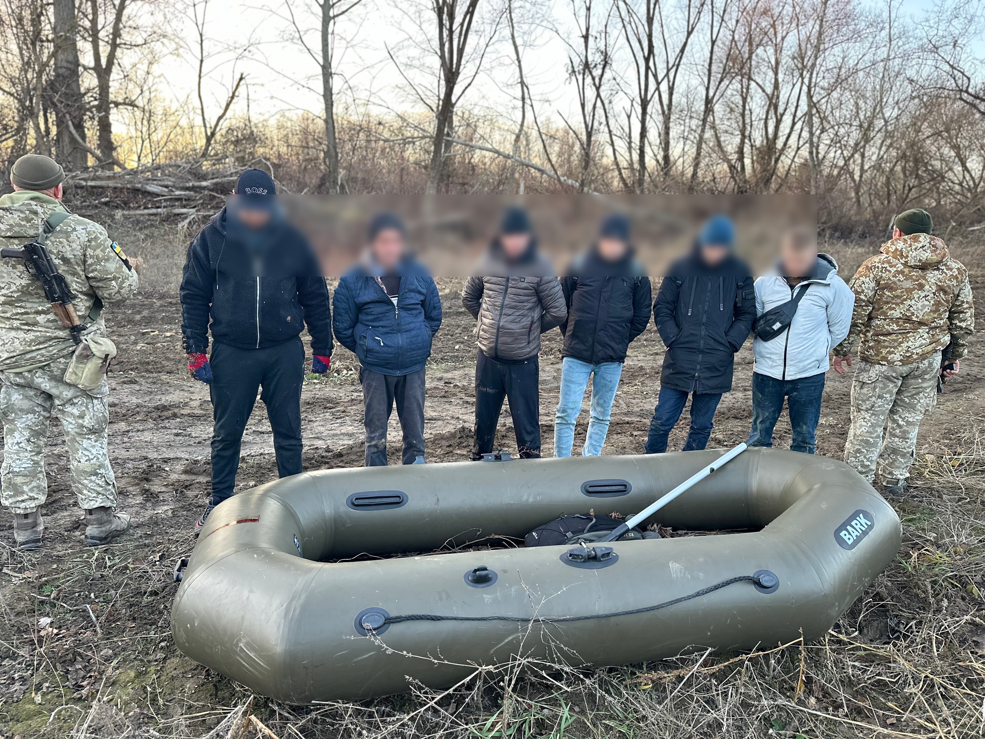 Six draft dodgers detained by border guards near the border in ...
