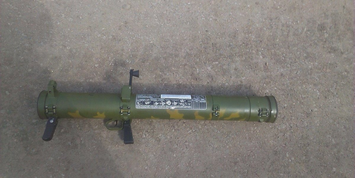 Law enforcers seized two Shmel reactive flame throwers from militants ...